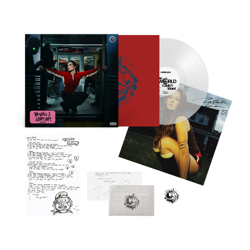 the world i didn’t want (D2C Excl.) Standard Signed Clear Vinyl ...